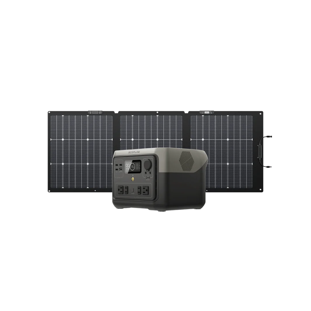 EcoFlow RIVER 2 Max Solar Generator + Solar Panel